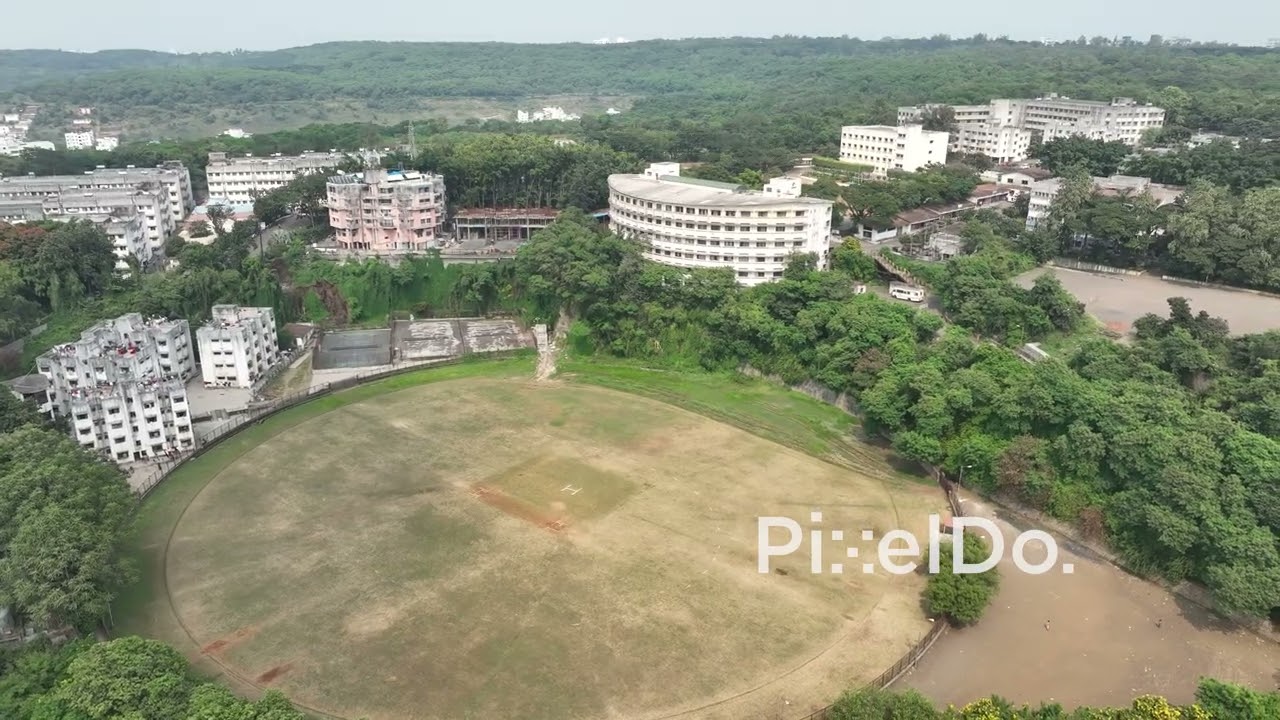 PD0610 - University Cricket Ground on a Sprawling College Campus in ...